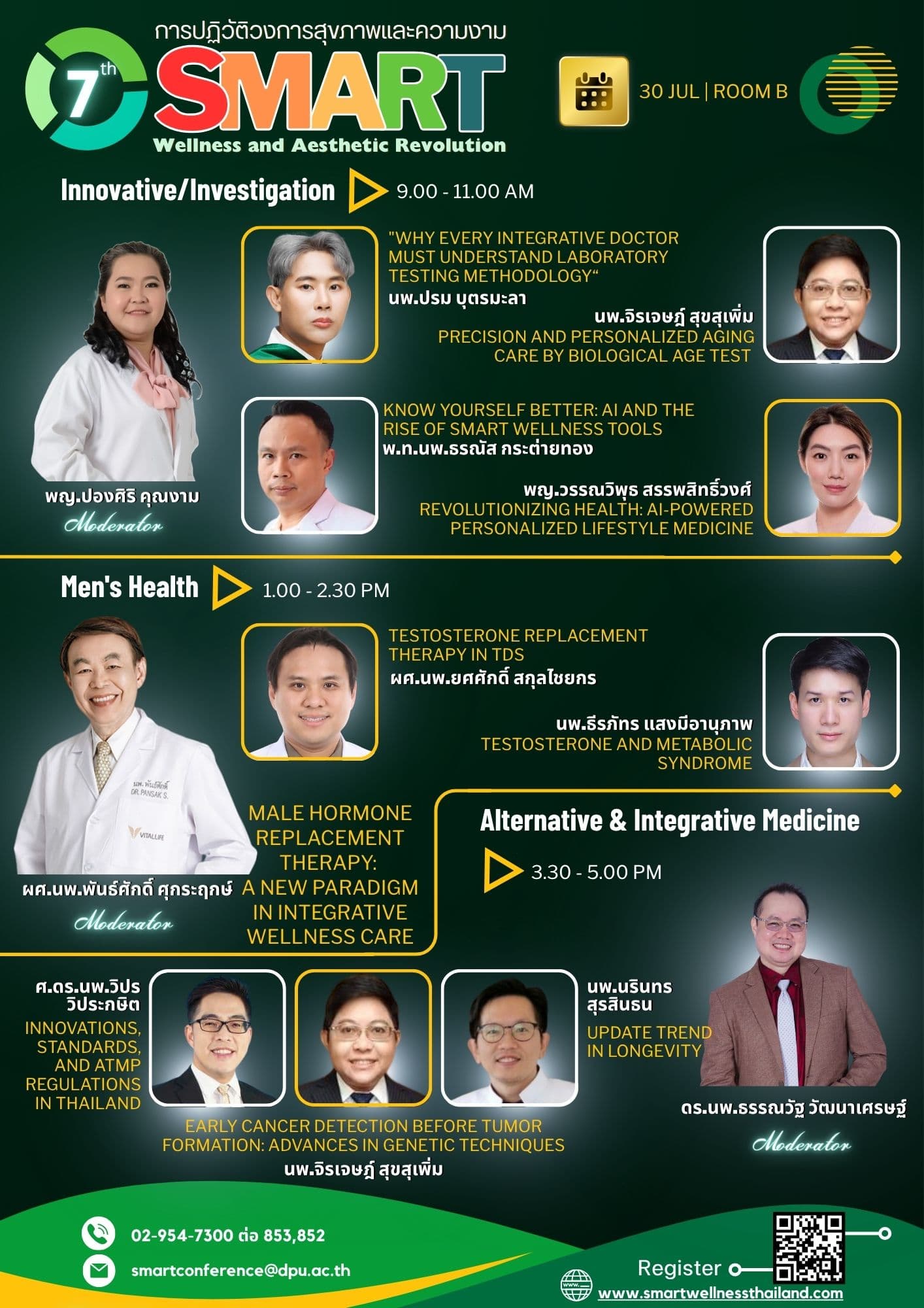 Smart Wellness Thailand : โครงการประชุมวิชาการระดับชาติ The Synergistic ...